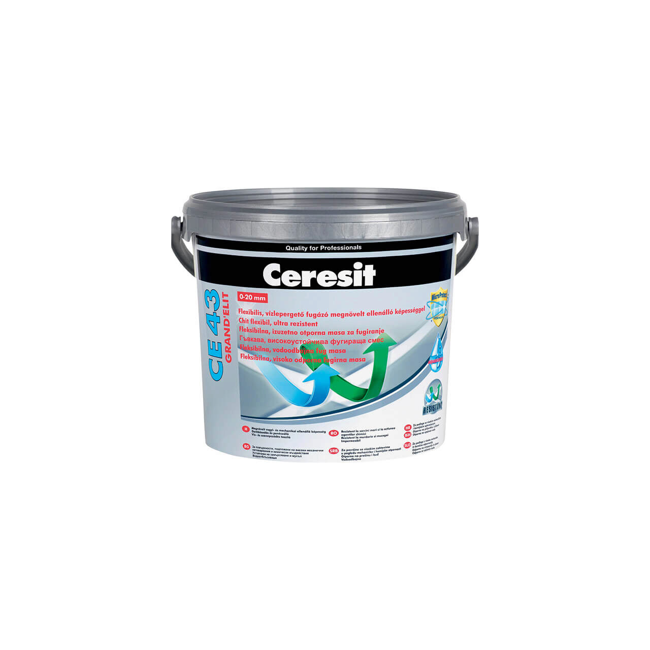 Chit de rosturi gresie si faianta Ceresit CE 43 Gri 5kg - Bilden