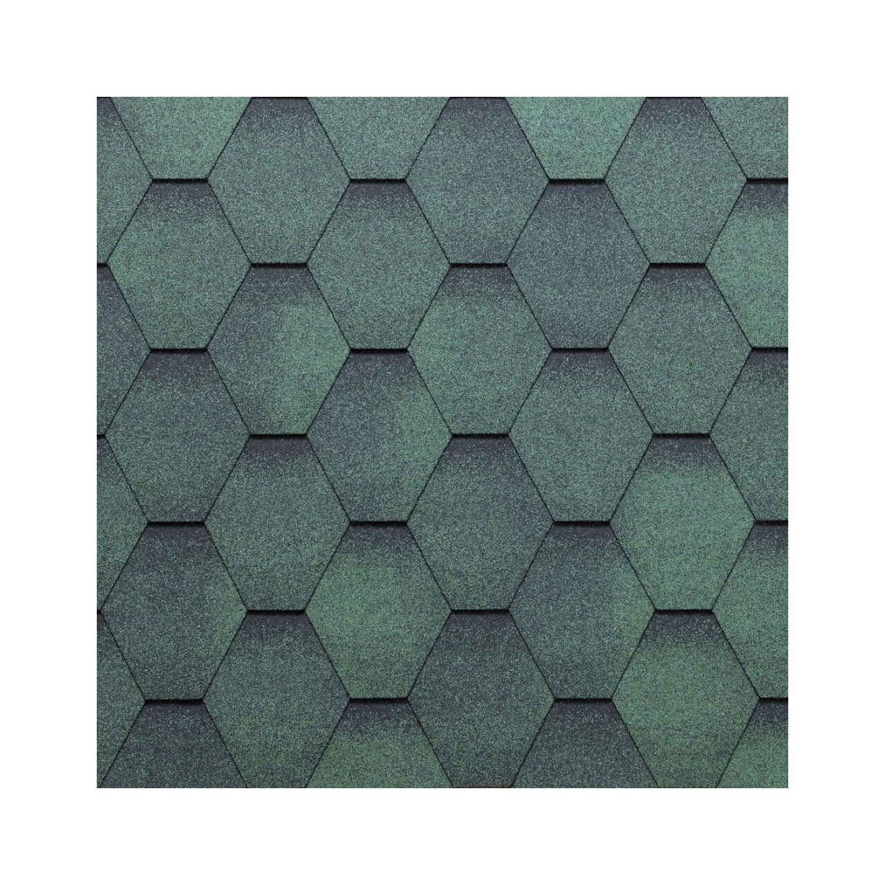 Sindrila bituminoasa, Hexagon, verde, 3mp/pac - Bilden